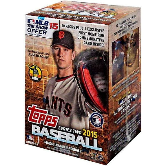MLB 2015 Topps Baseball Cards Series Two Trading Card Blaster Box ...