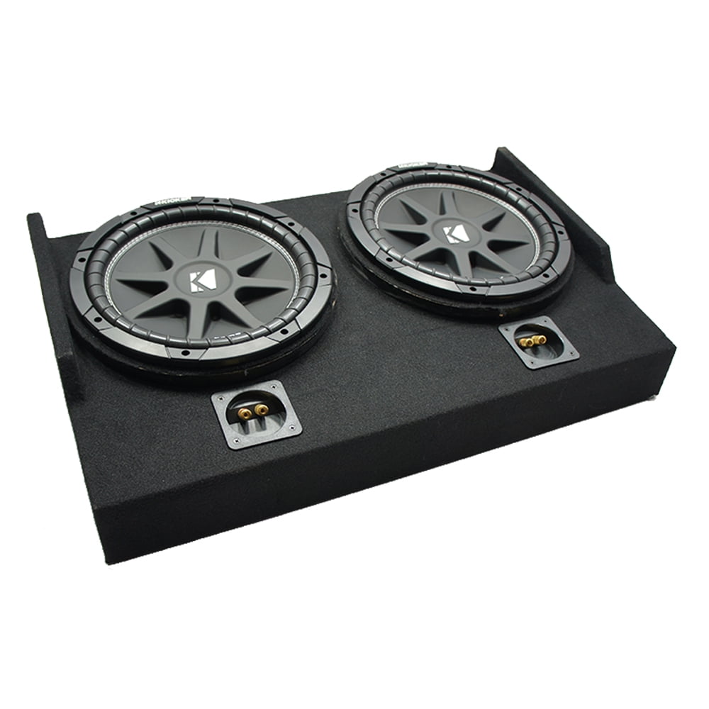 2015 - UP Ford F150 Super Cab Kicker Comp C10 Dual 10 Custom Sub Box Final 2 Ohm - Walmart.com