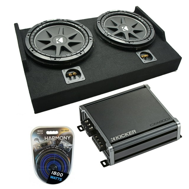 Harmony Accessory Master Kicker Comp C12 Dual 12" Subwoofer Enclosure - Walmart.com