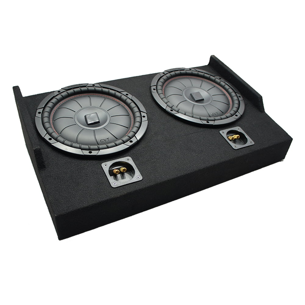 2015 - UP Ford F150 Super Cab Kicker CompVT CVT10 Dual 10" Custom Sub Box 2 Ohm - Walmart.com