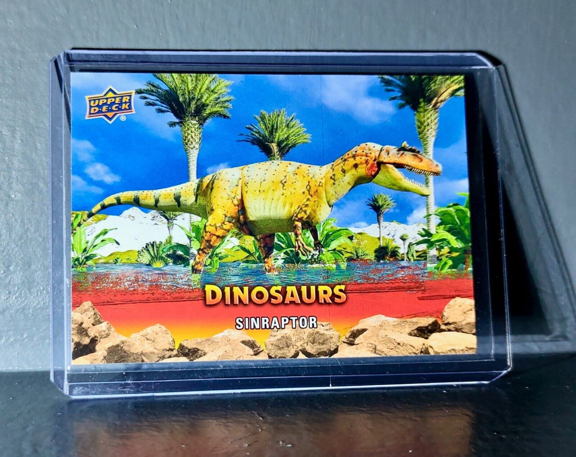 2015 Upper Deck Dinosaurs Sinraptor Extinction Red Parallel #92 Card ...