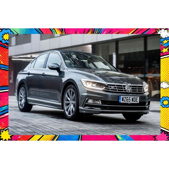 2015 Volkswagen Passat R Line UK - Pop Art Edition | 24x36 Inch ...