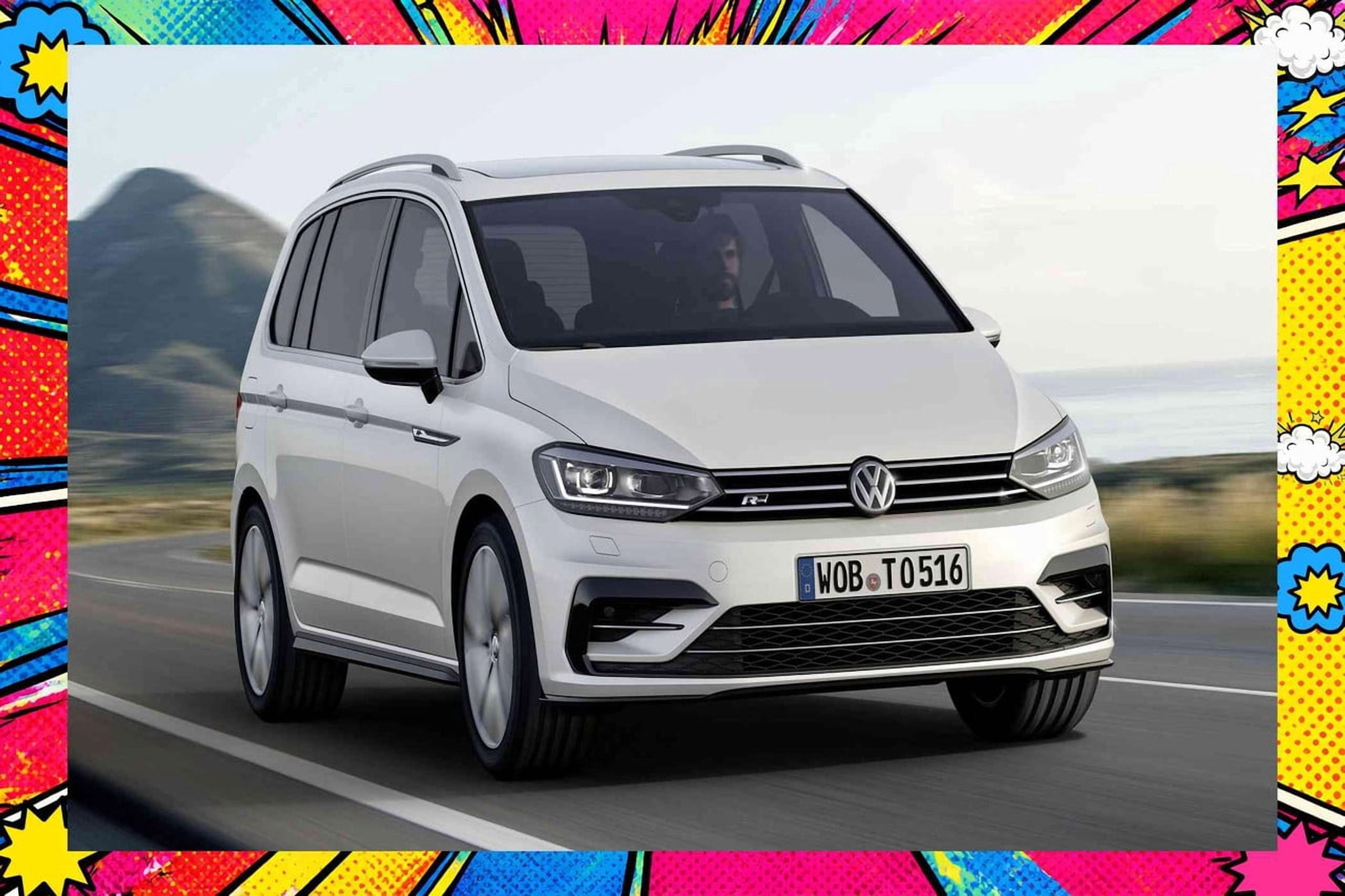 2015 Volkswagen Touran R-Line - Pop Art Edition | 20x30 Inch Glossy ...
