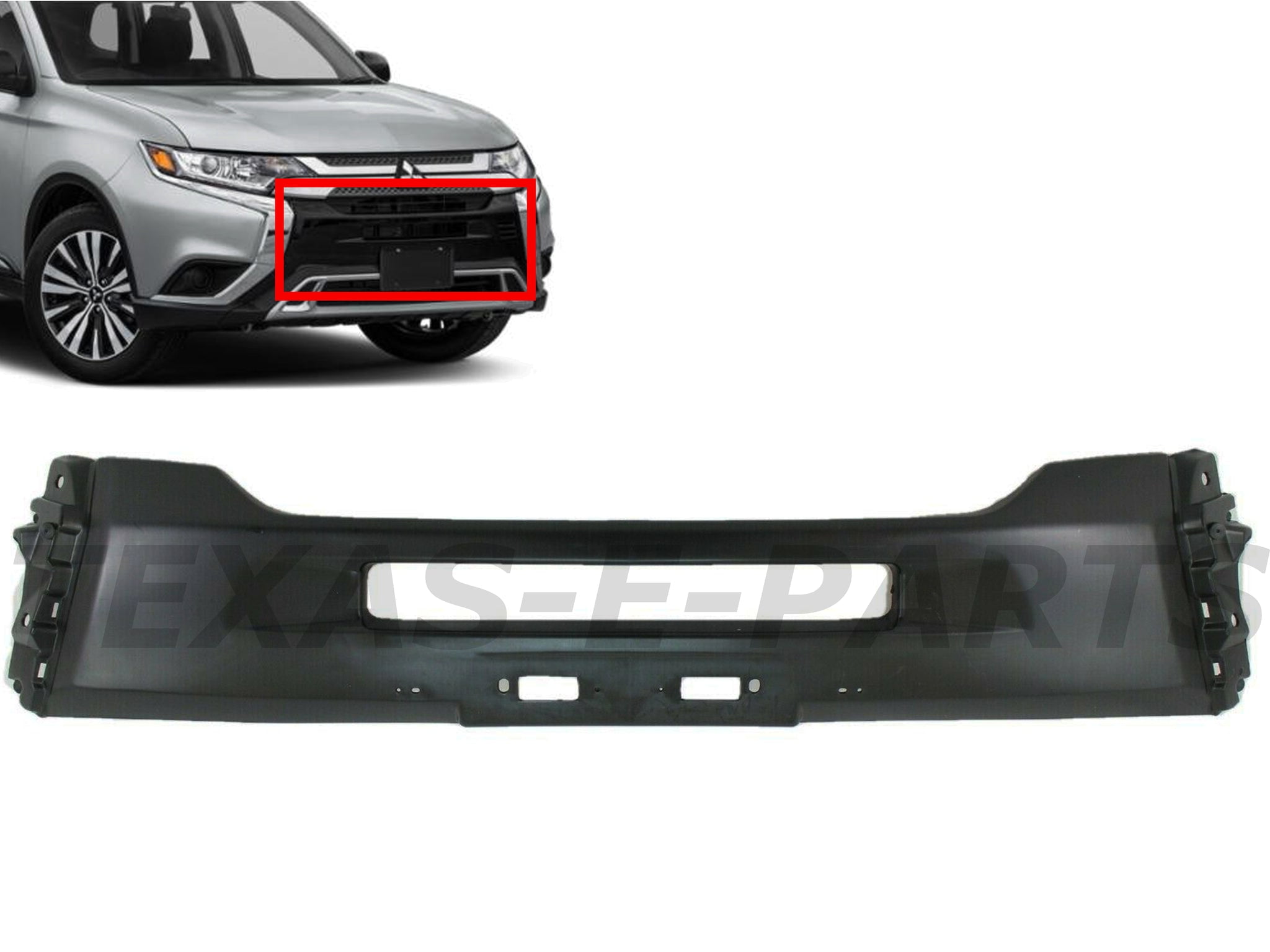2016 2017 2018 Compatible With Mitsubishi Outlander Front Bumper Center ...