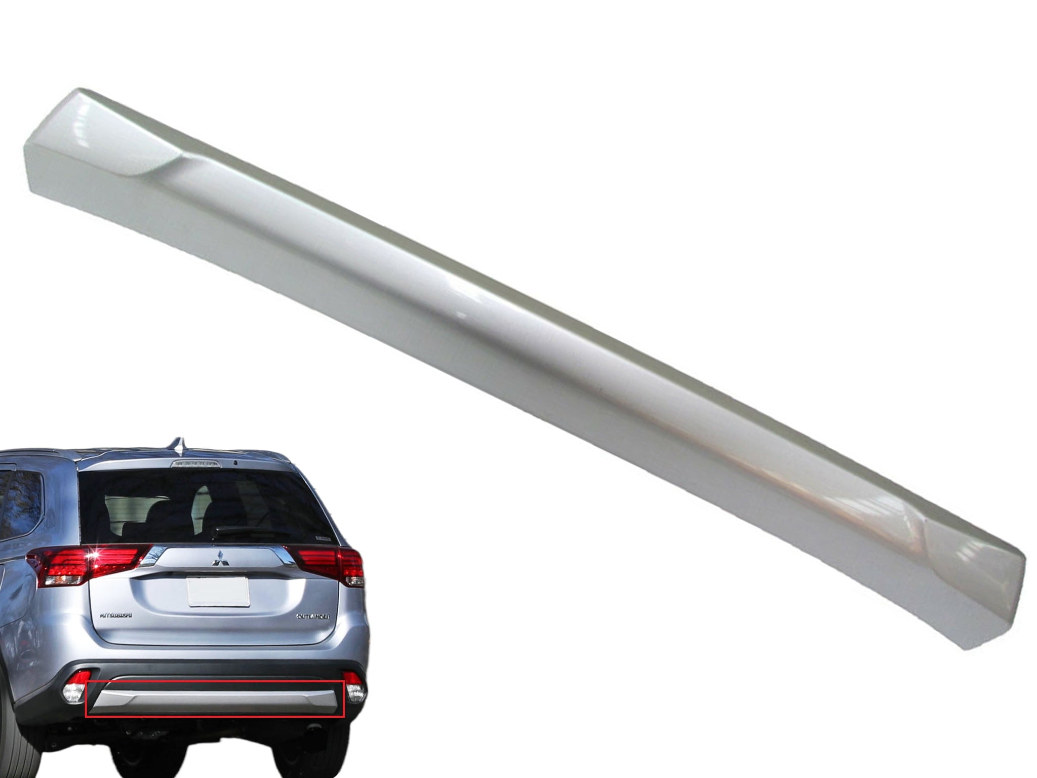 2016 2017 2018 Compatible With Mitsubishi Outlander Rear Bumper Lower ...