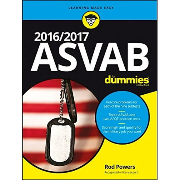 ASVAB AFQT for Dummies: Book + 8 Practice Tests Online (Edition 3 ...