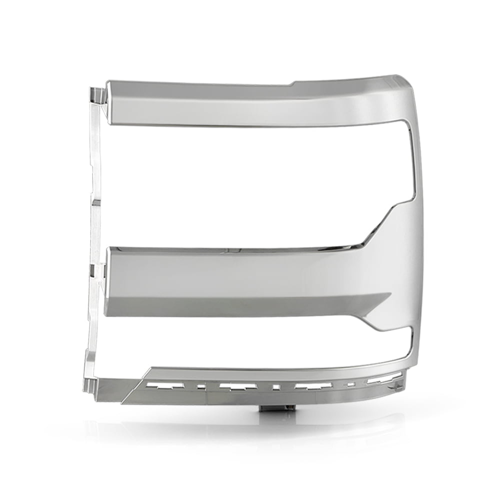 2016-2018 Chevy Silverado 1500 Chrome Headlight Trim Bezel Cover Driver ...