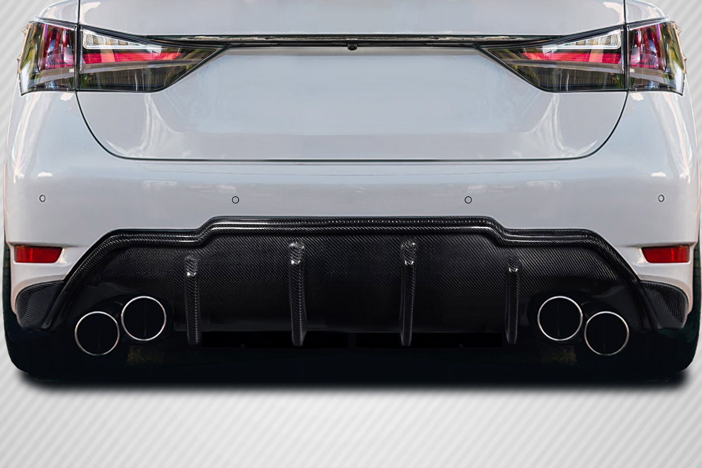 2016-2020 Lexus GS-F Carbon Creations Tarvo Rear Diffuser - 1 Piece ...