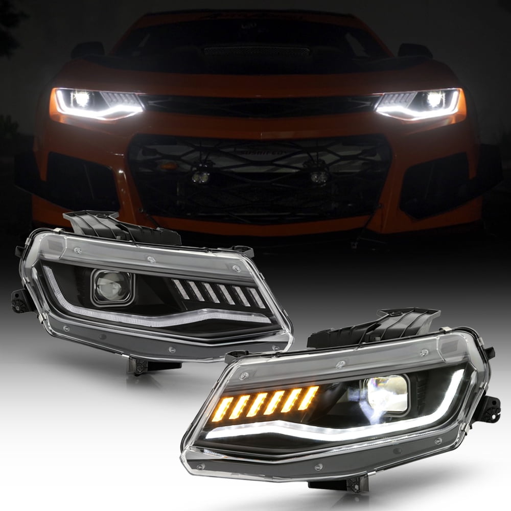2016-2022 Chevy Camaro HID Upgrade Full LED Sequential Turn Projector ...