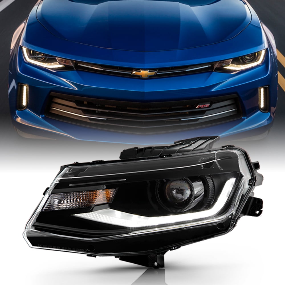 2016-2022 Chevy Camaro HID/Xenon LED DRL Projector Headlight ...