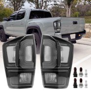 1995-2000 Toyota Tacoma Pickup Truck Euro Black Tail Light Set ...