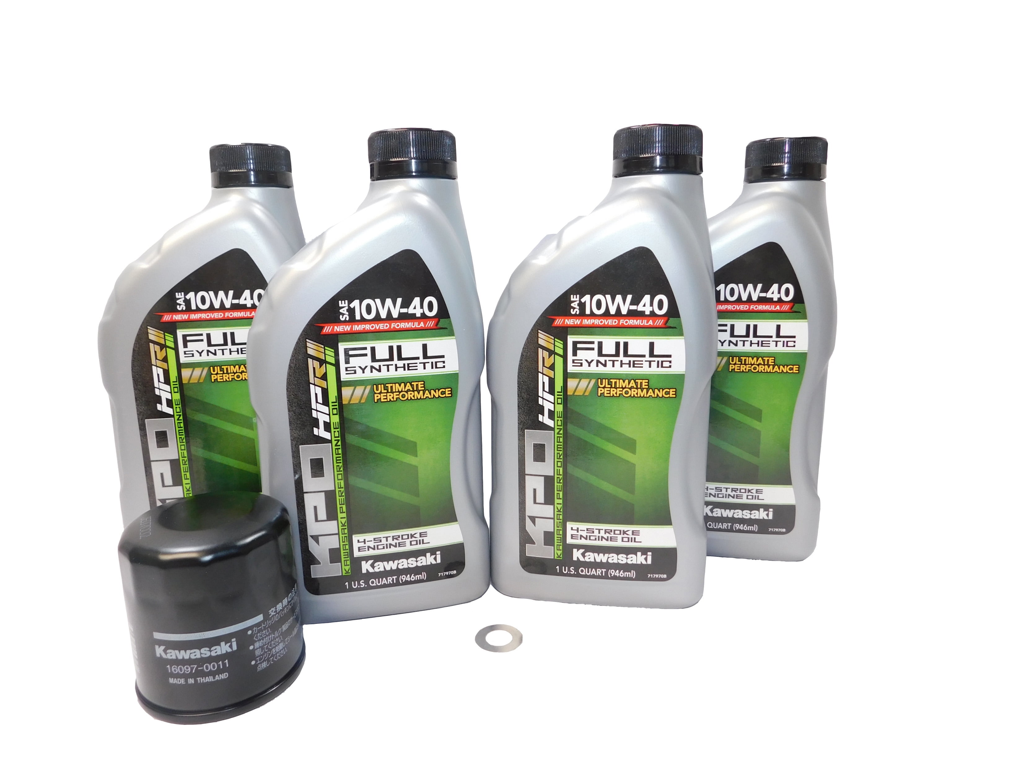 2016-2025 Kawasaki Ninja ZX-10R ZX-10RR OEM Full Synthetic Oil Change ...