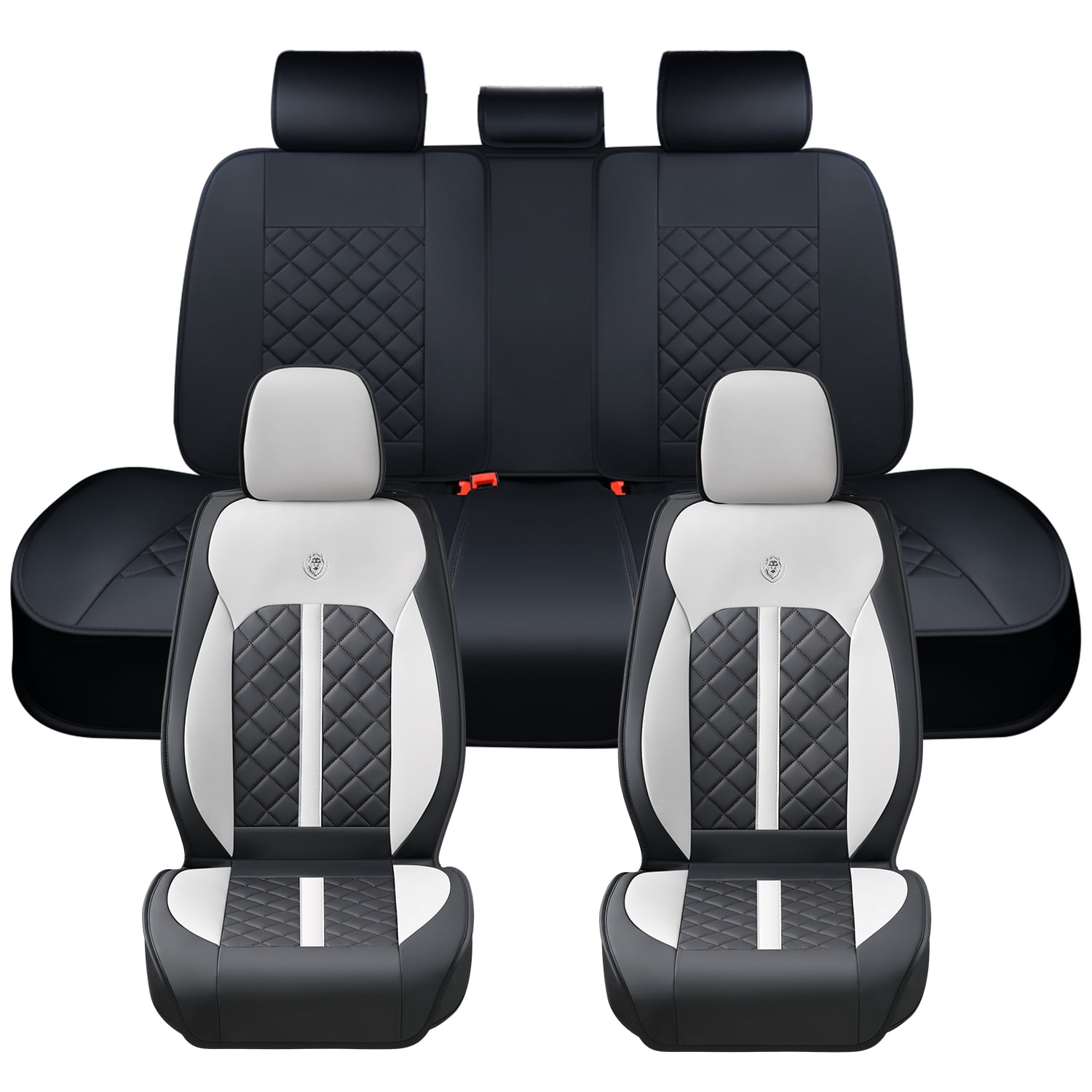 2016 for ACURA RLX Car Seat Cover, Black and Gray Car Seat Covers ...