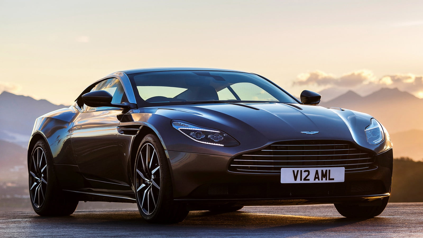 2016 Aston Martin DB11 UK Car - Style A - 24x36 Inch Glossy Laminated ...