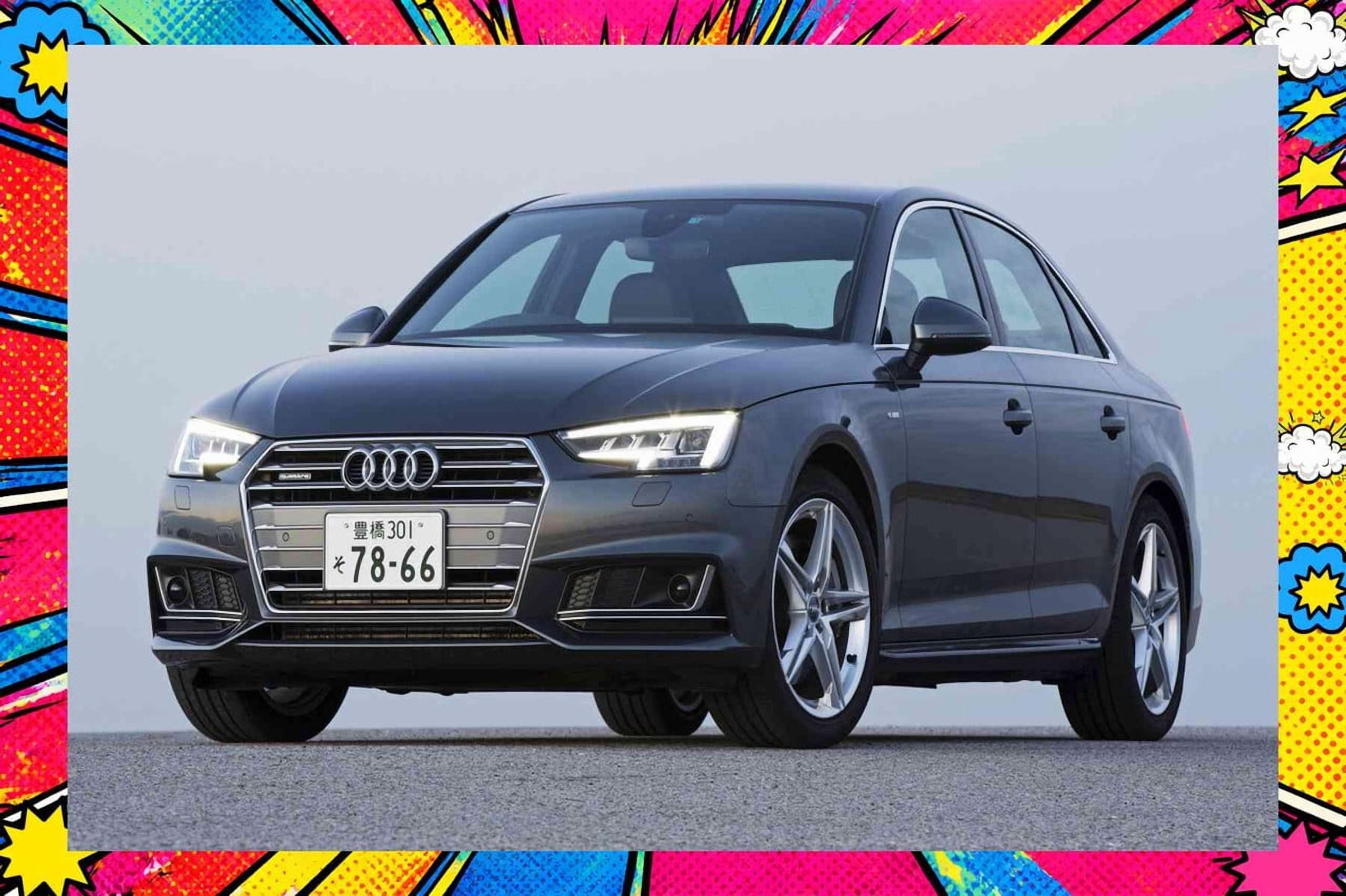 2016 Audi A4 Sedan S Line JP - Pop Art Edition | 20x30 Inch Glossy ...