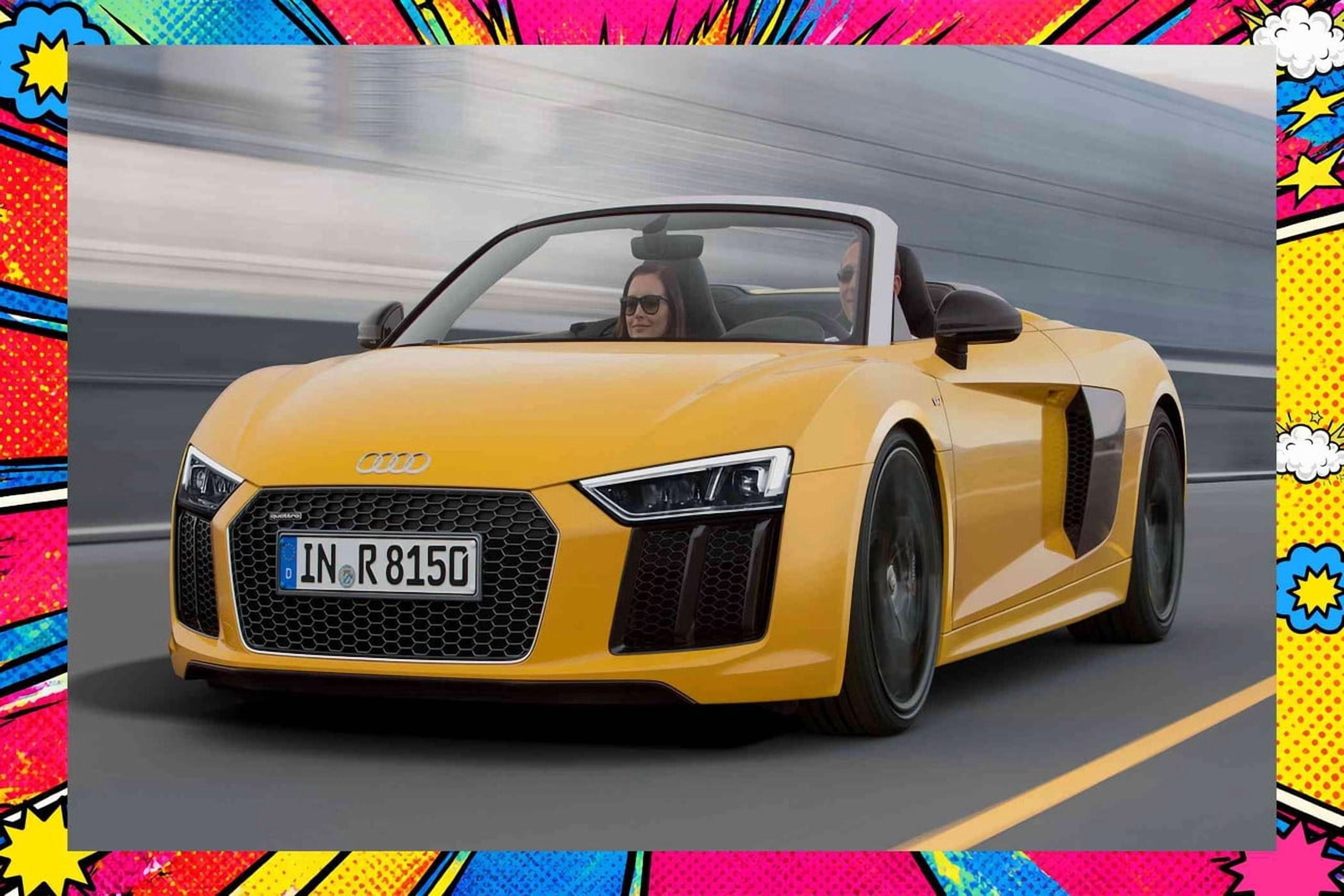 2016 Audi R8 Spyder - Pop Art Edition | 24x36 Inch Laminated Poster ...