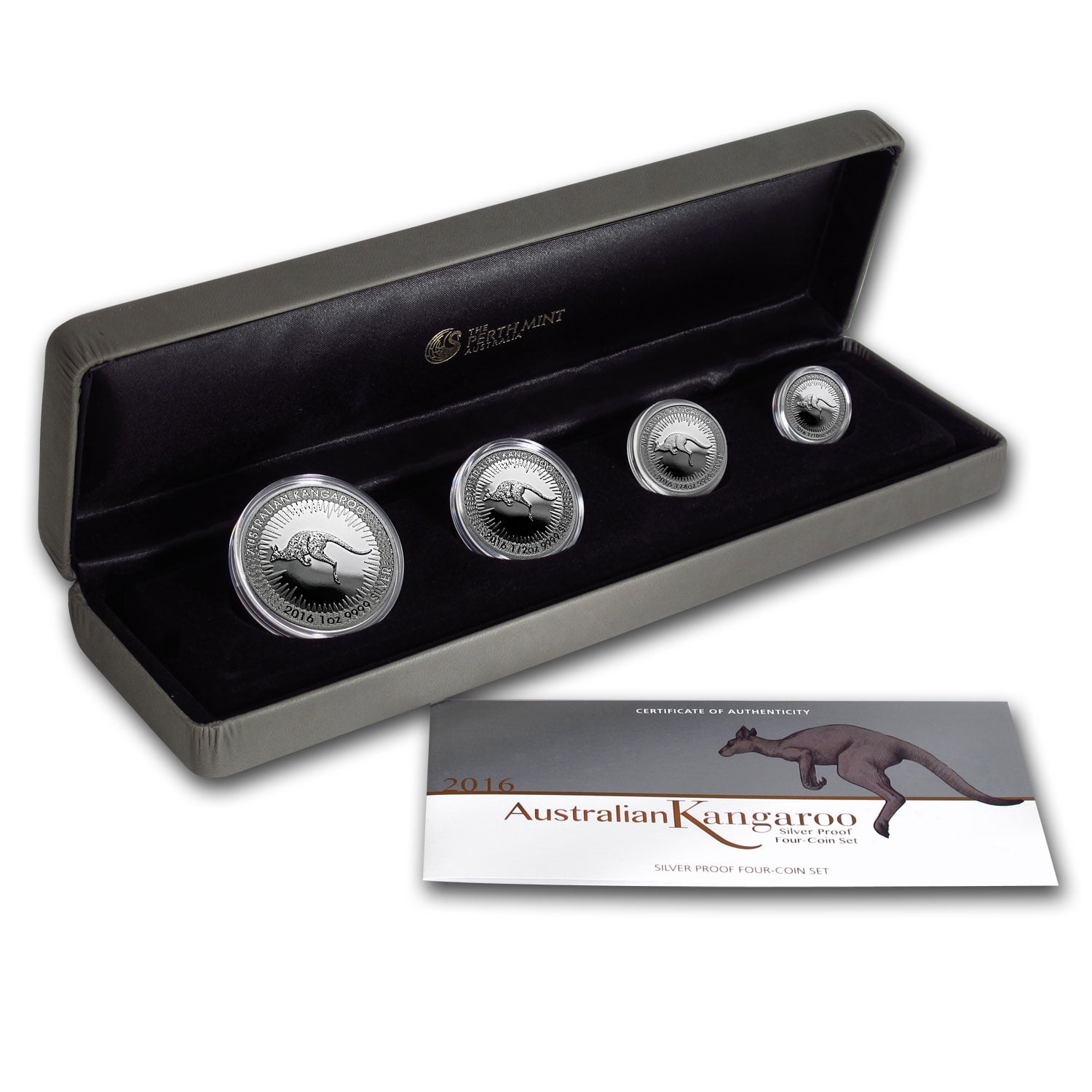 2016 Australia 4-Coin Silver Kangaroo Proof Set - Walmart.com