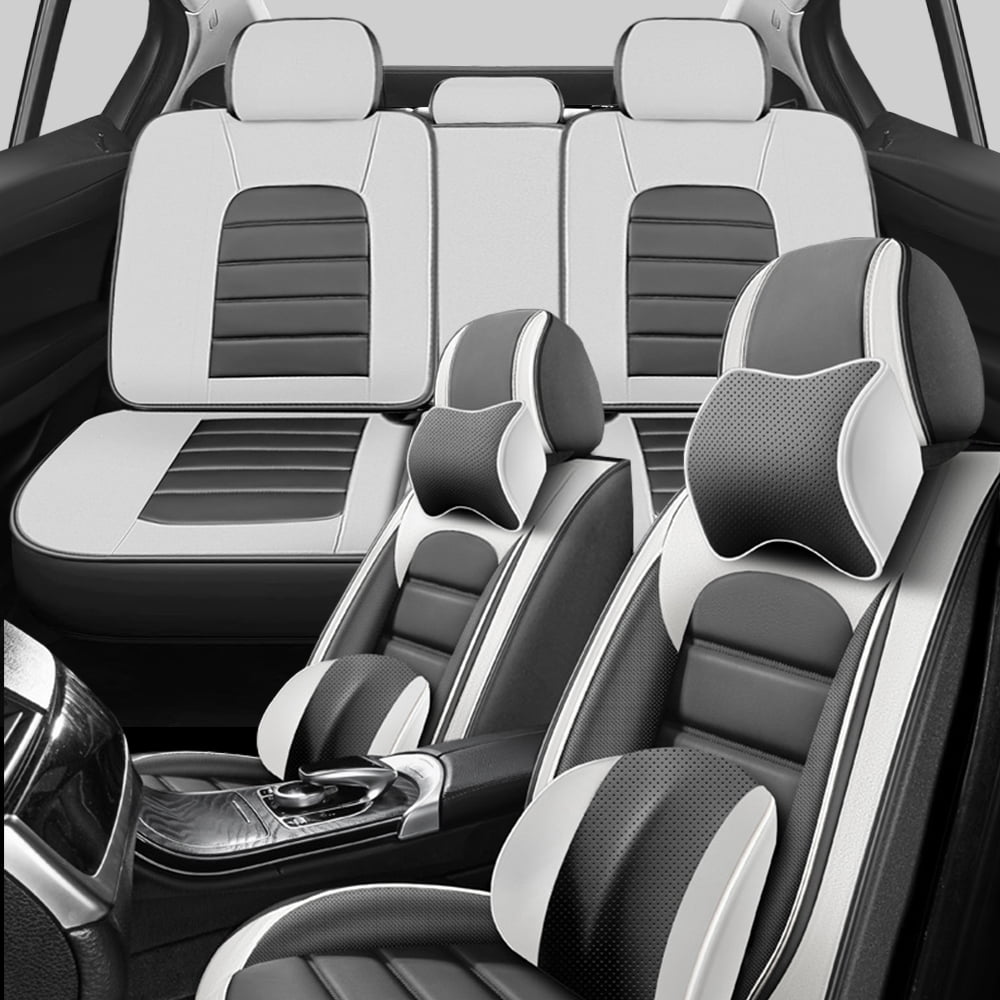 2016 for CHEVROLET IMPALA LIMITED Car Seat Cover, Gray and White Car ...