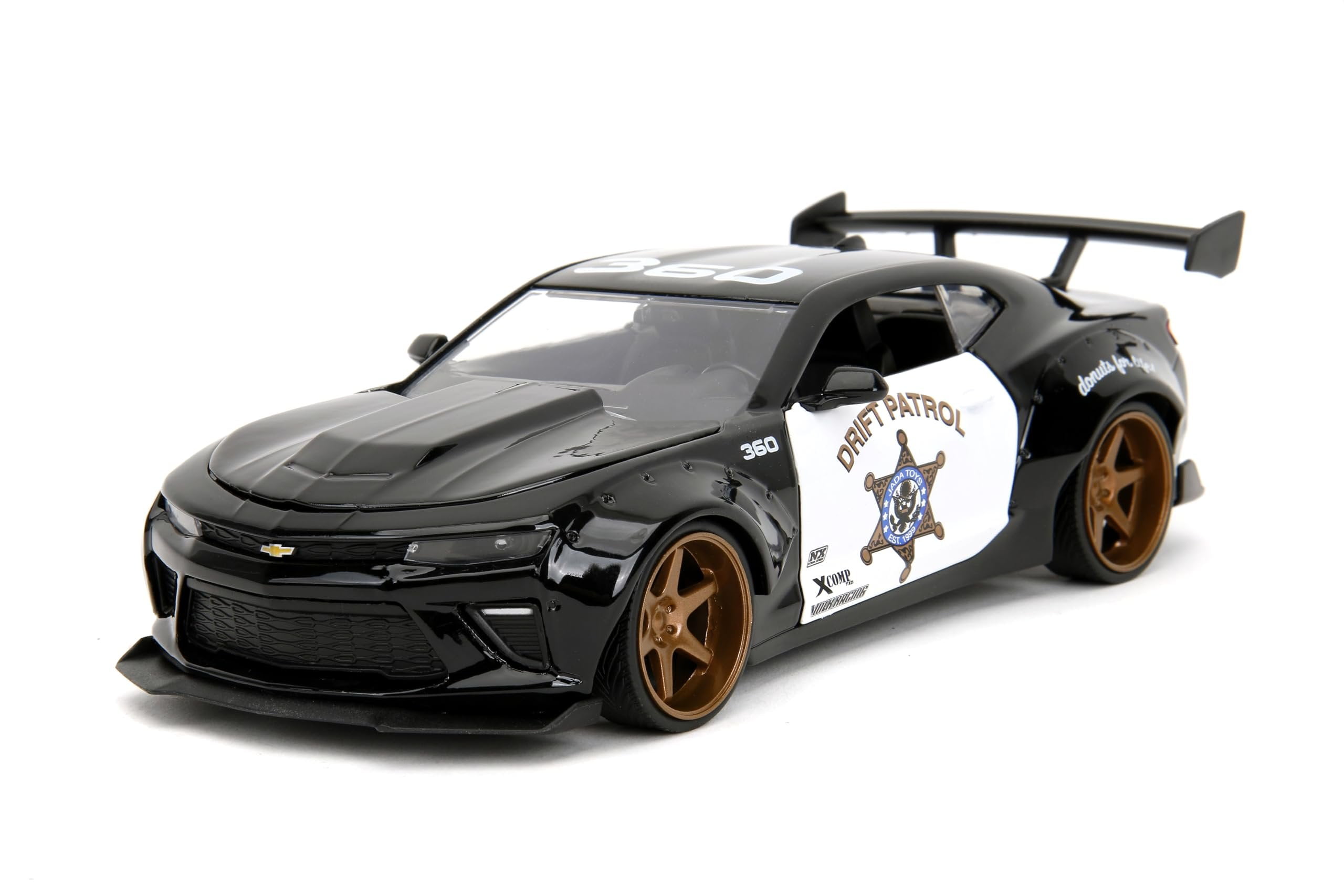 2016 Chevrolet Camaro Widebody Black and White Drift Patrol Wide Body ...