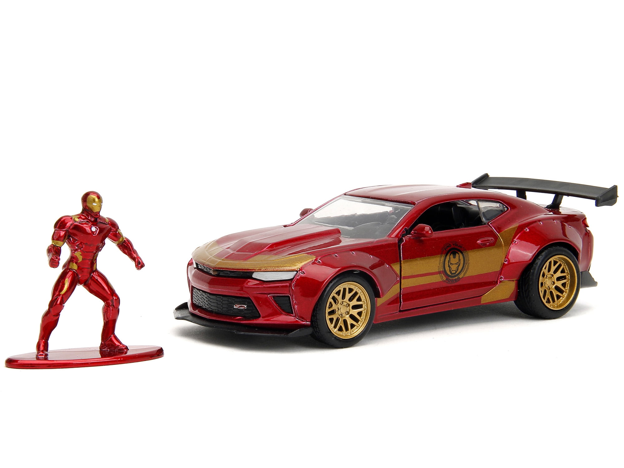 2016 Chevy Camaro w/Iron Man Figure, Marvel Avengers - Jada Toys 30309 ...