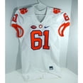 2016 Clemson Tigers Kaleb Bevelle #61 Game Used White Jersey Name Plate ...