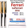 2016 Ferrari LaFerrari Performance Beam Wipers (Set of 2) - Walmart.com