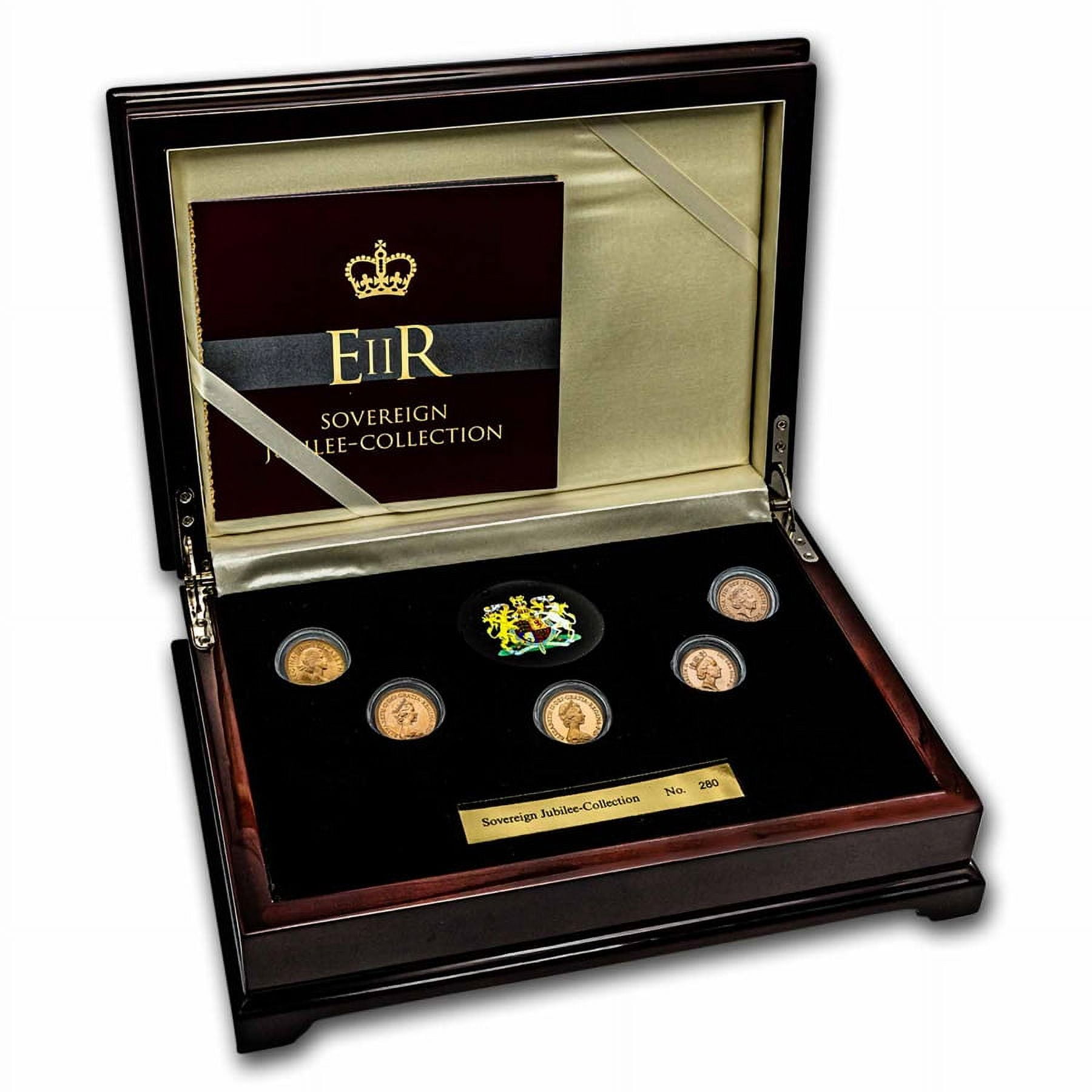 2016 Great Britain 5-Coin Gold Sovereign Jubilee Set - Walmart.com