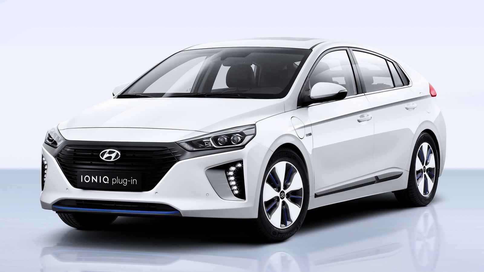 2016 Hyundai Ioniq Plug-In - 24x36 Inch Glossy Laminated Poster ...