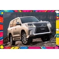 2016 Lexus LX AU - Pop Art Edition | 24x36 Inch Laminated Poster ...