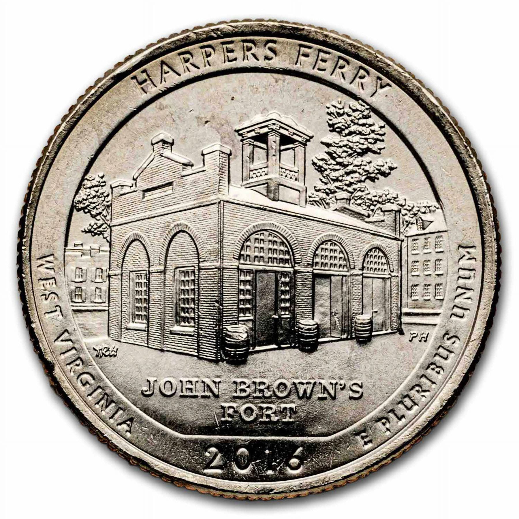 2016-P ATB Quarter Harper's Ferry National Historical Park BU - Walmart.com