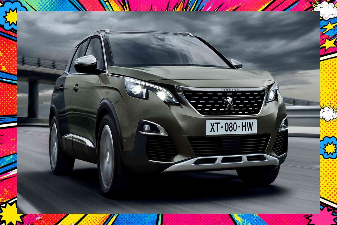 2016 Peugeot 3008 GT Style A - Pop Art Edition | 24x36 Inch Laminated ...