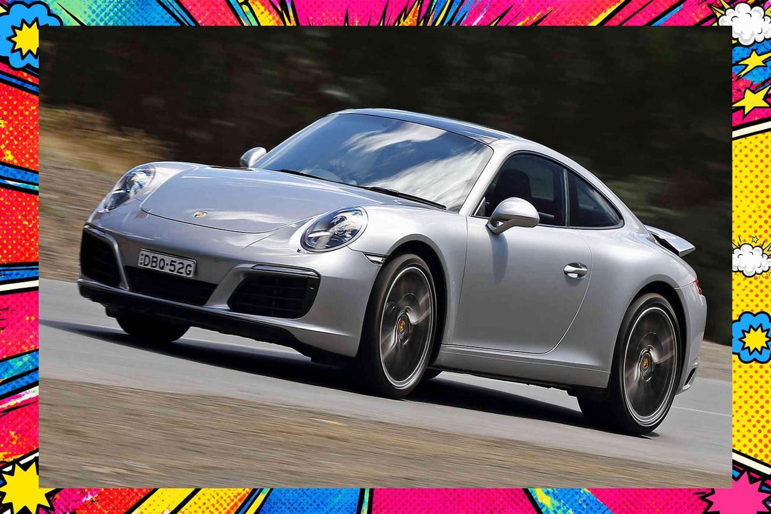 2016 Porsche 911 Carrera S AU - Pop Art Edition | 24x36 Inch Rolled ...