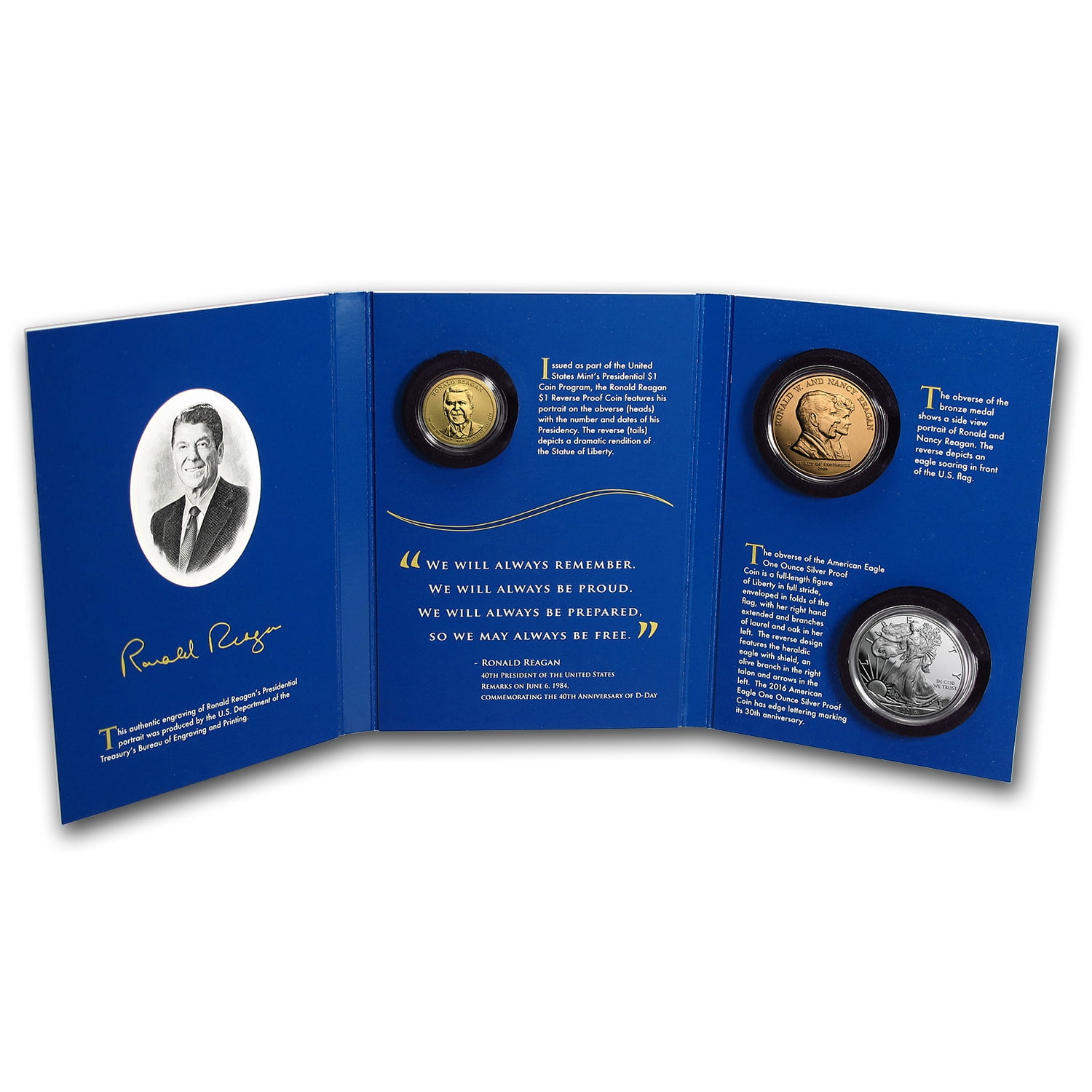 2016 Ronald Reagan Coin & Chronicles Set - Walmart.com