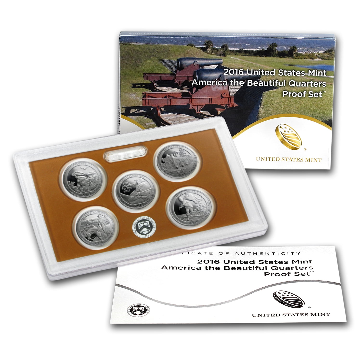 2016-S America the Beautiful Quarters Proof Set - Walmart.com