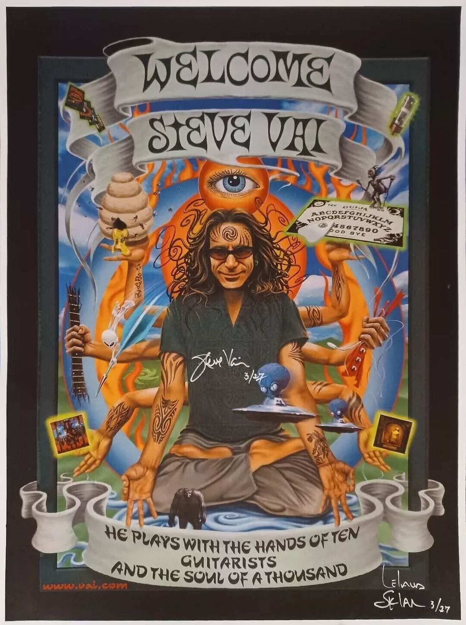 2016 STEVE VAI Poster in Reproduction 16 x 24 Inch Poster - Walmart.com