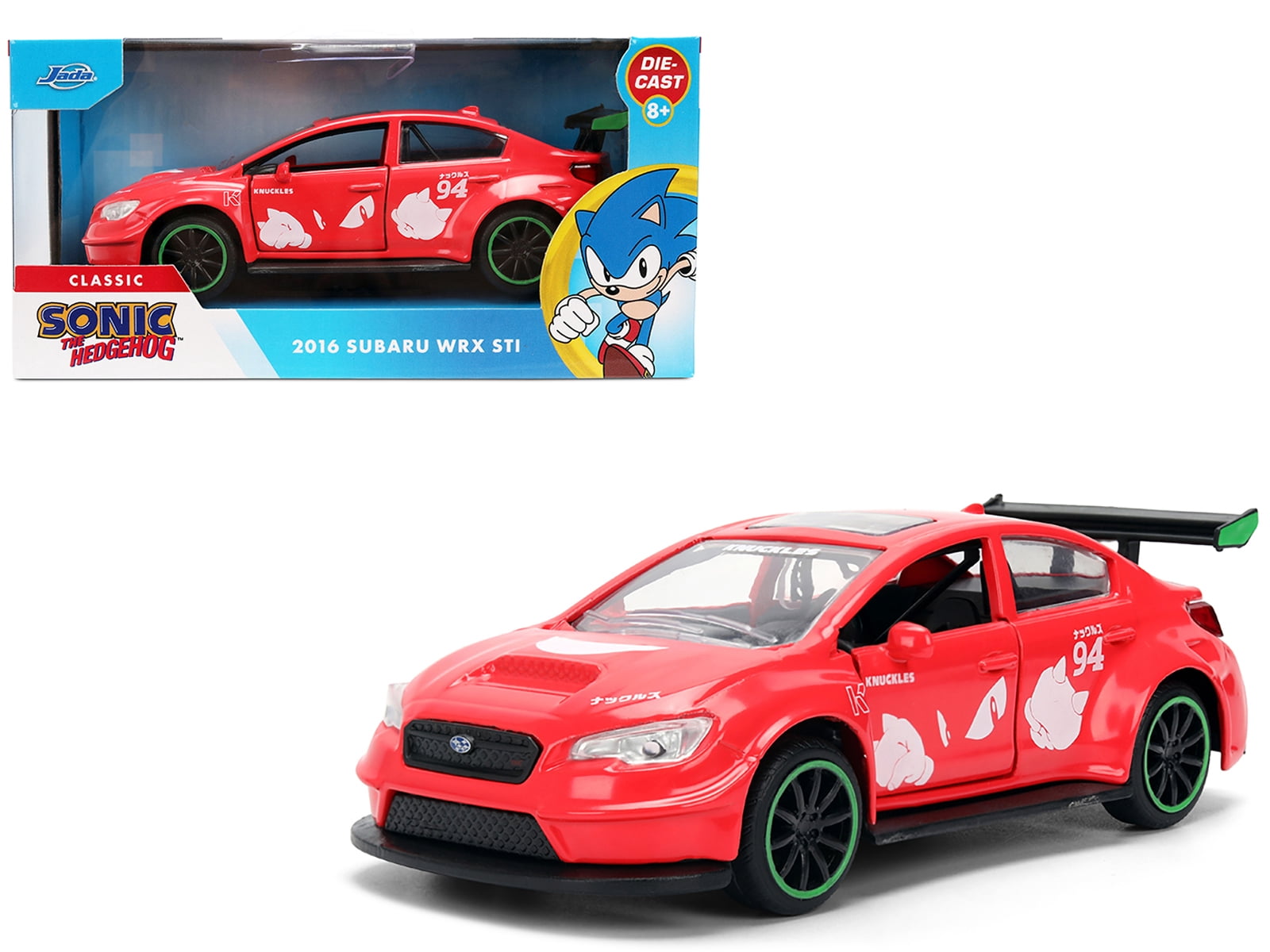 2016 Subaru WRX STI Red with "Knuckles" Graphics "Sonic the Hedgehog ...