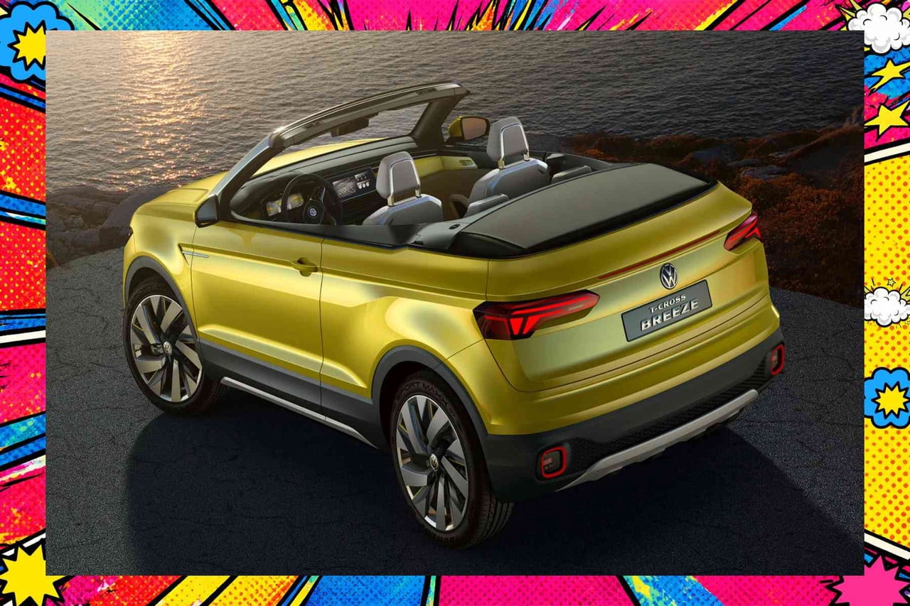2016 Volkswagen T-Cross Breeze Concept Car Poster Style B - Pop Art ...