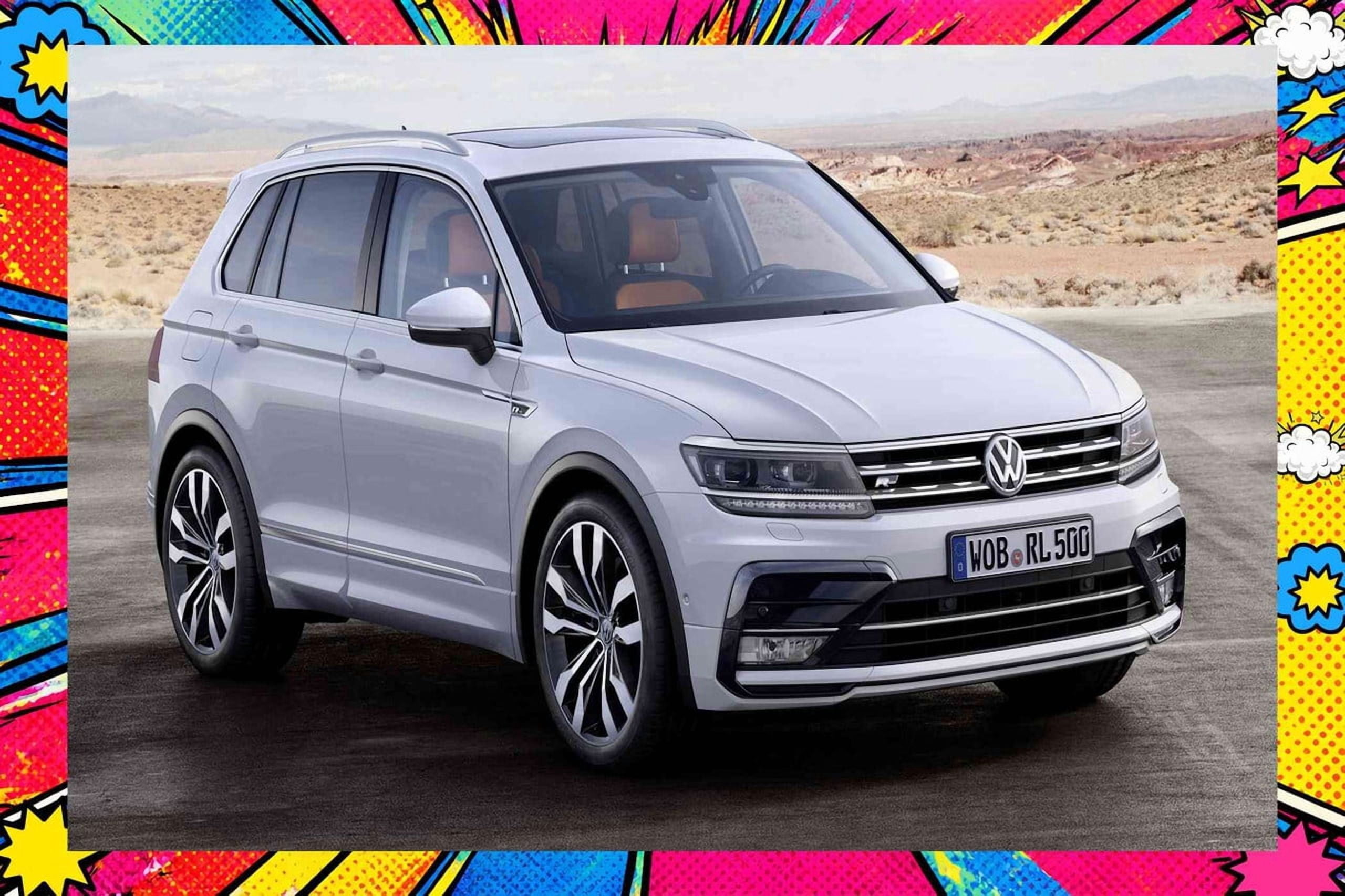 2016 Volkswagen Tiguan R Line - Pop Art Edition | 24x36 Inch Glossy ...