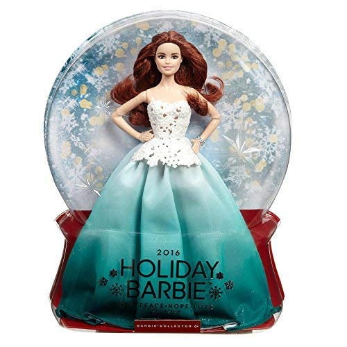 2016 holiday barbie doll-exclusive red hair - Walmart.com