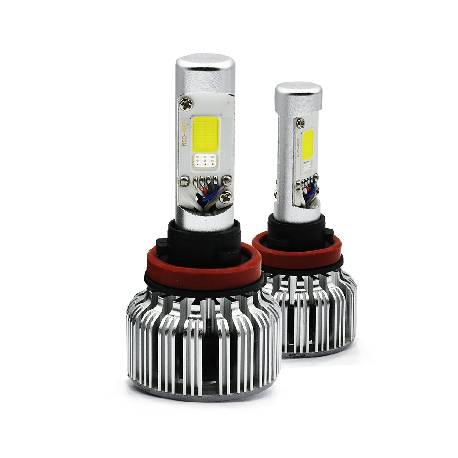 2017 2 in 1 H11 100W 10000LM CREE LED Headlight Kit+RGB Bluetooth Phone Control (H11) - Walmart.com