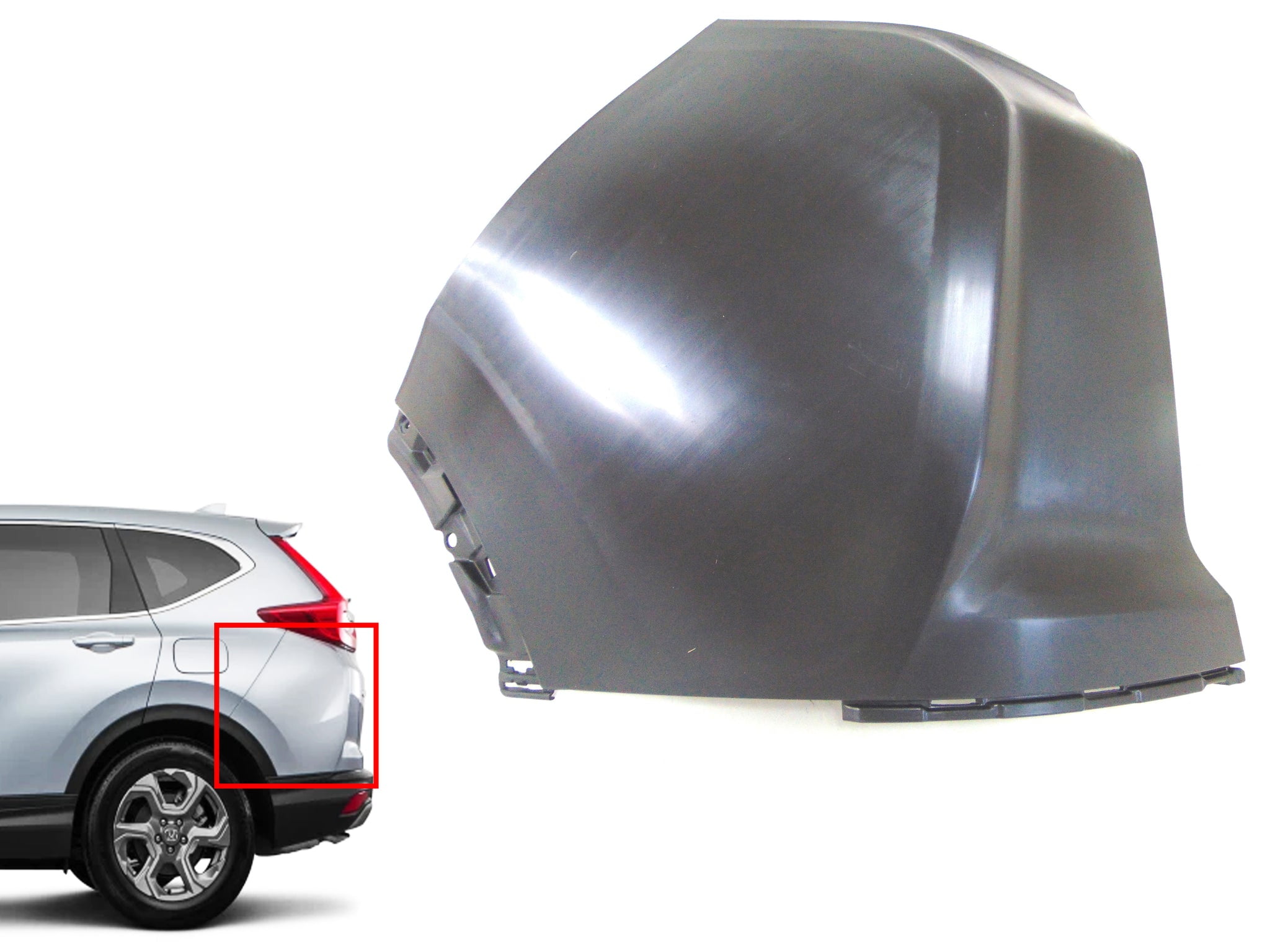 2017 2018 2019 Compatible with Honda CR-V CRV Rear Bumper Side Cover ...