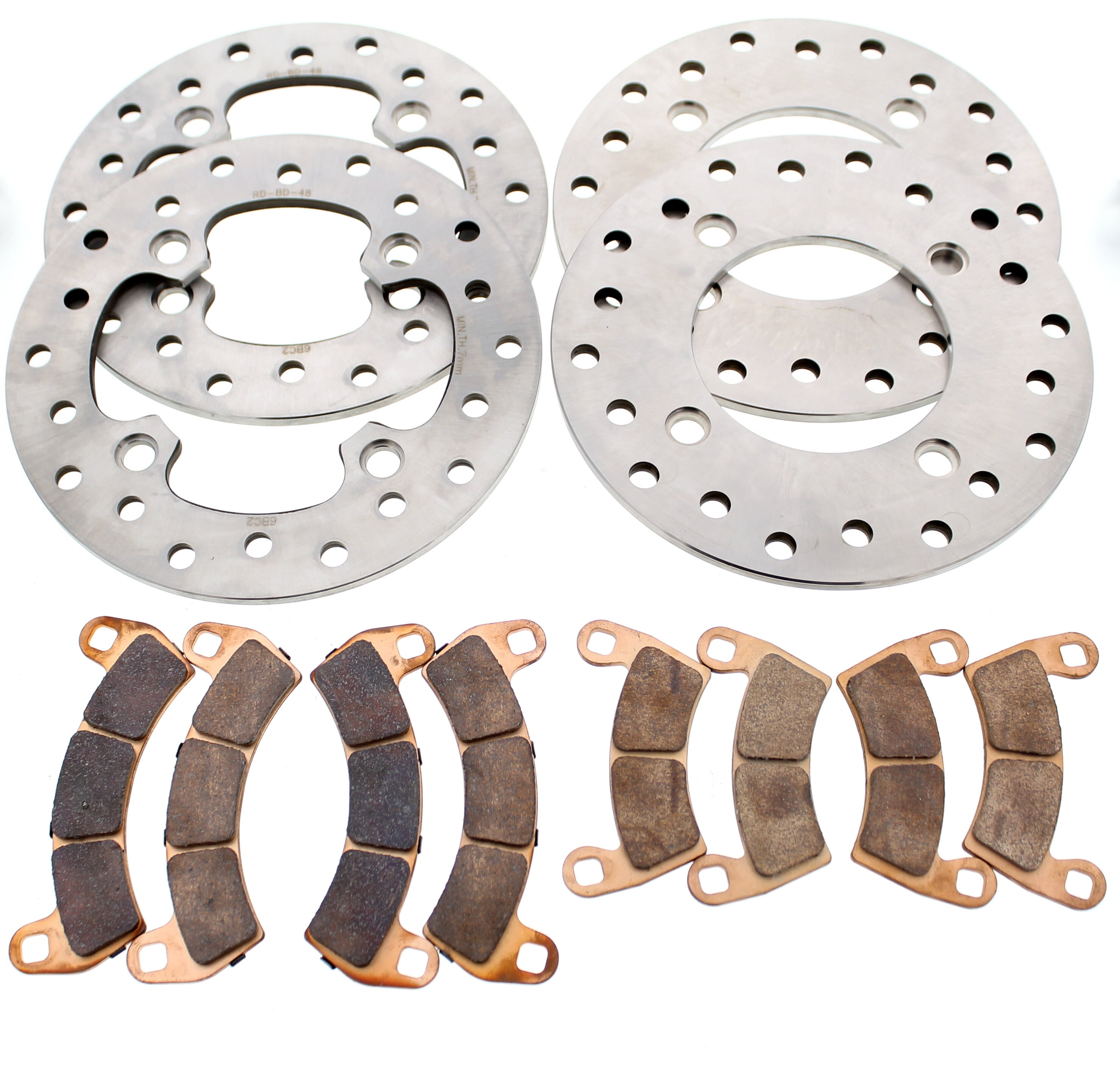2017-2021 Polaris RZR XP Turbo EPS Front & Rear Brake Rotors & Pads ...