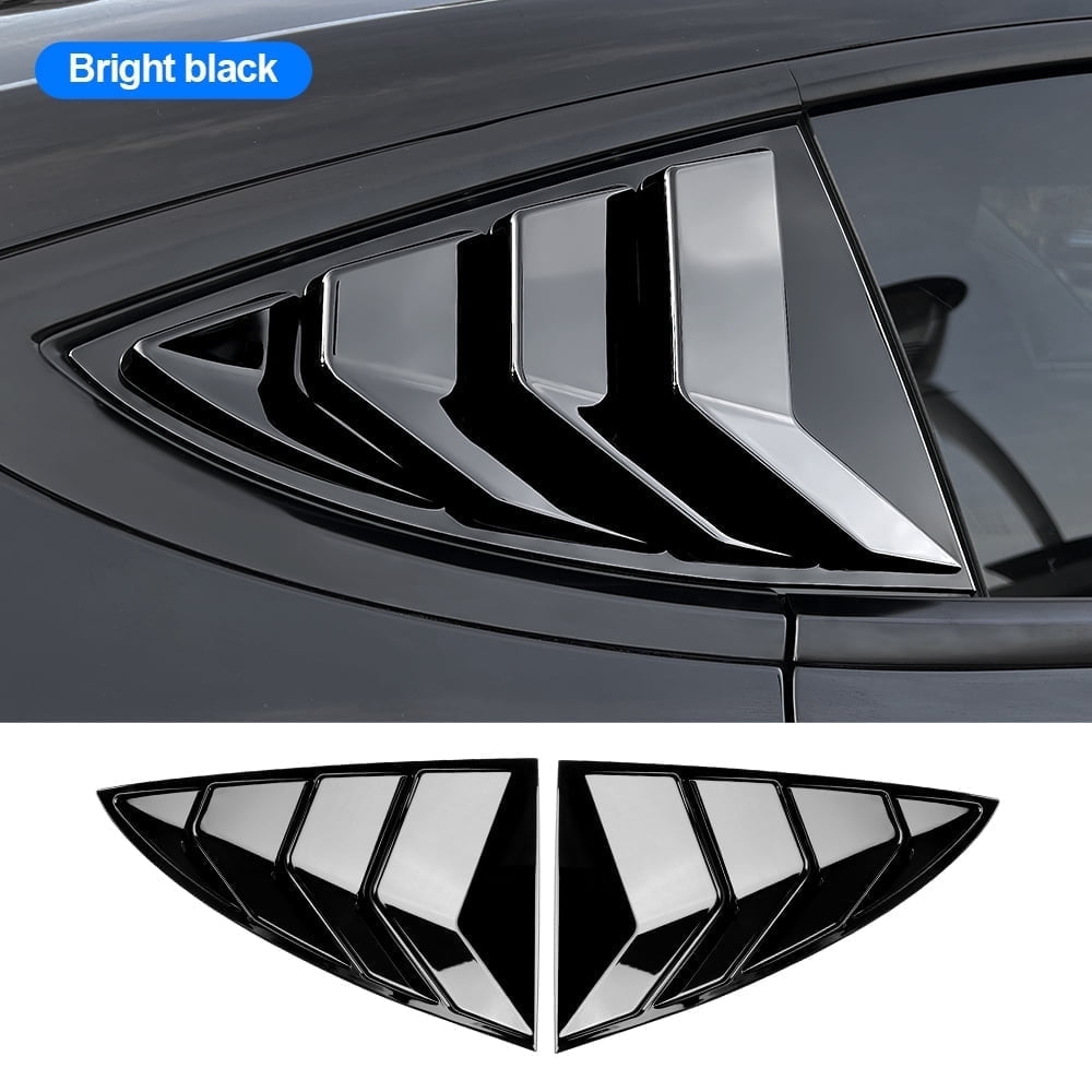 For 2017-2024 Tesla Model 3 Rear Side Window Louvers Air Vent Scoop ...