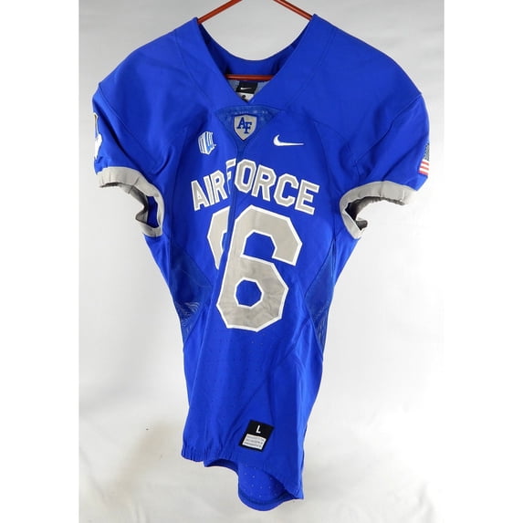 2017 Air Force Falcons #86 Game Used Blue Jersey NP R L 958 - Walmart.com