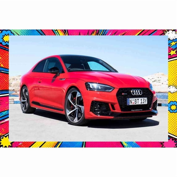 2017 Audi RS 5 Coupe AU Style B - Pop Art Edition | 20x30 Inch Glossy ...