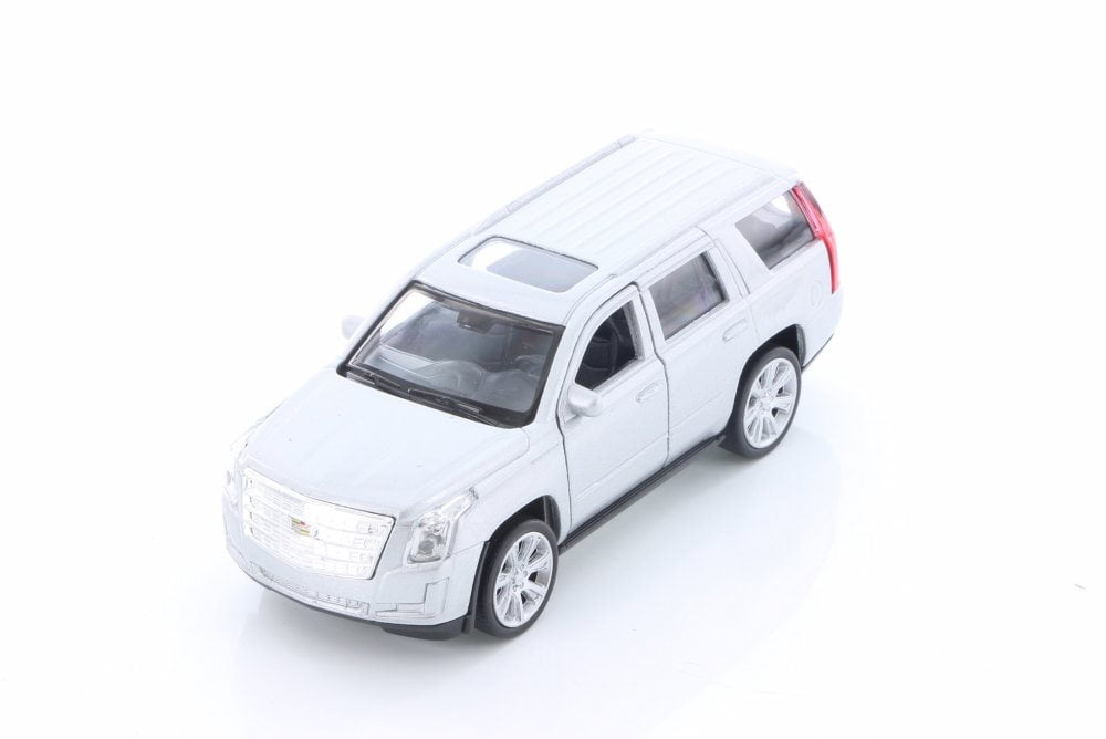 2017 Cadillac Escalade SUV, Silver - Welly 43751D - 1/39 Scale Diecast ...