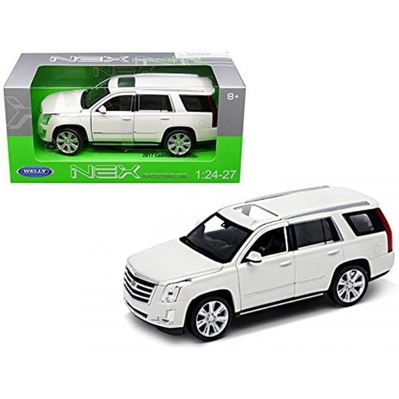2017 Cadillac Escalade with Sunroof White 1-24 - 1-27 Diecast Model Car ...
