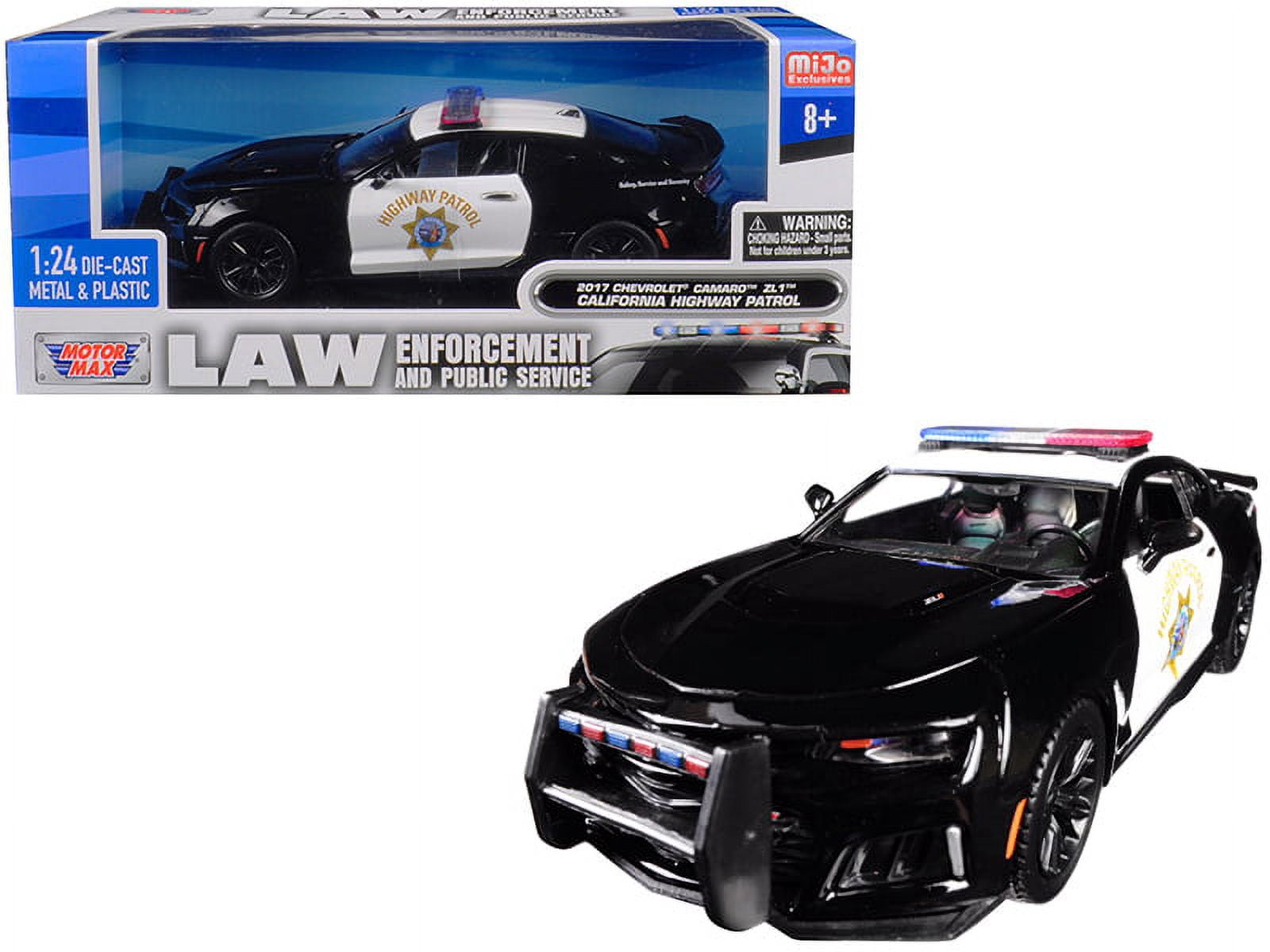 2017 Chevy Camaro ZL1, California Highway Patrol - Motormax 76967 - 1/ ...