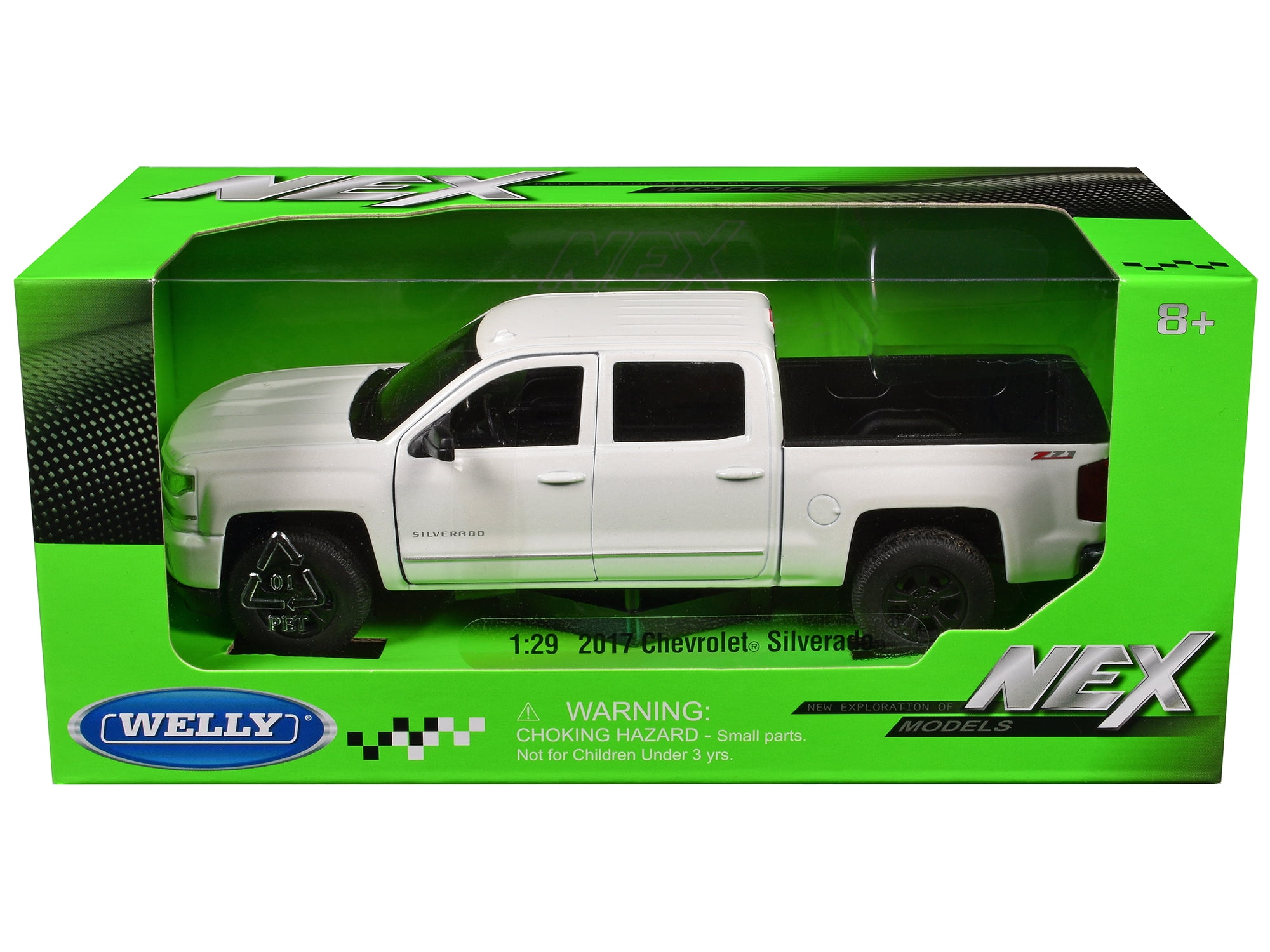 2017 Chevrolet Silverado Pickup Truck White "NEX Models" Series 1/29 ...