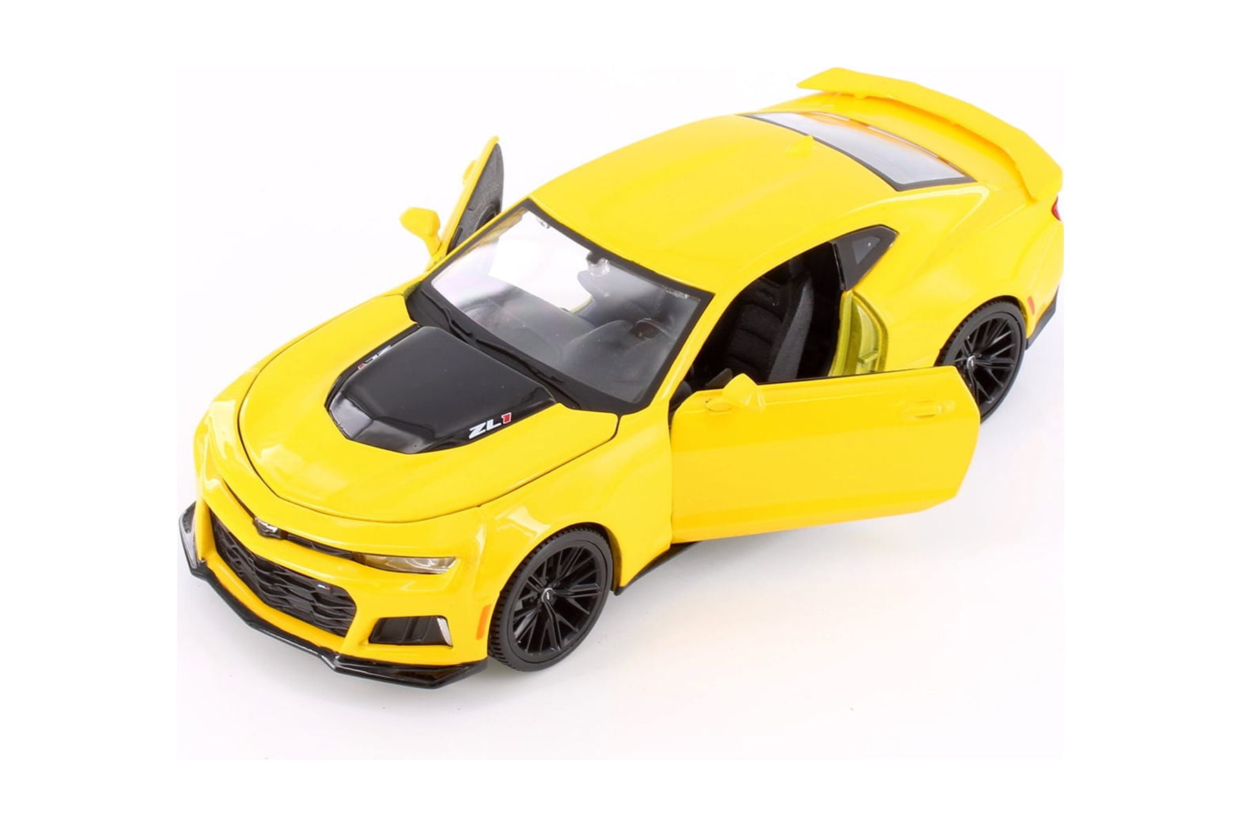 2017 Chevy Camaro ZL1, Yellow - Maisto 34512 - 1/24 Scale Diecast Model ...